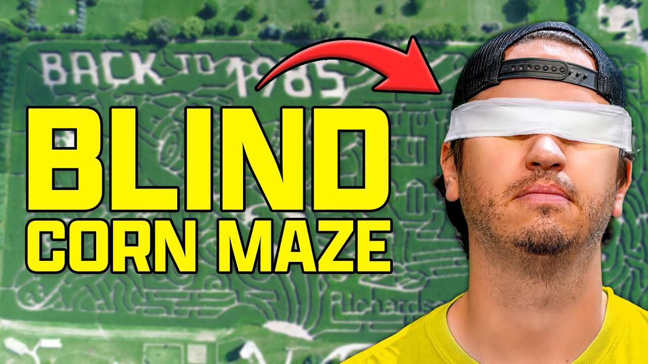 Blind Corn Maze Challenge - YouTube