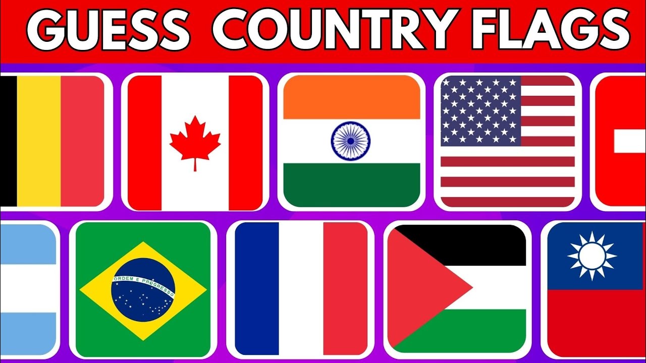 Can You Guess the Country Flag? Test Your Global Knowledge - YouTube