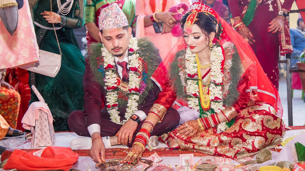 NEPALI CULTURAL WEDDING CEREMONY || FULL BIHE VIDEO|| JITEN & BRISTI # ...