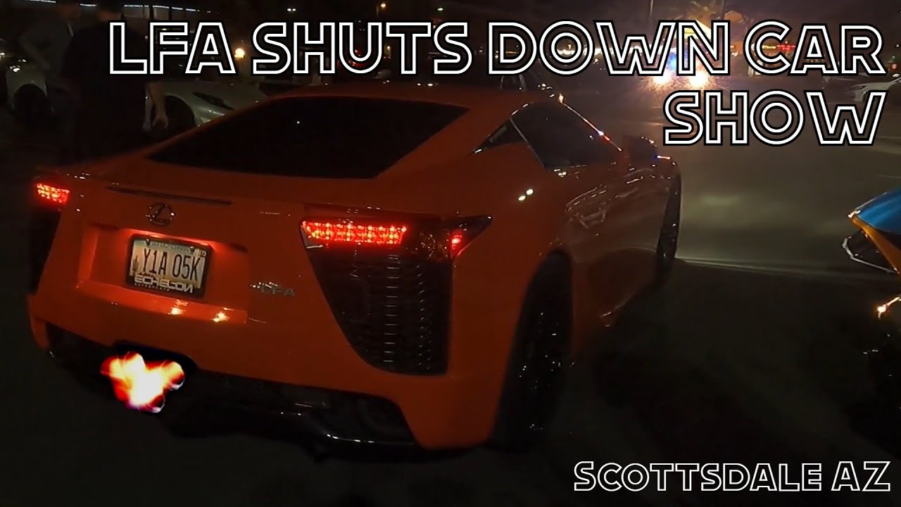 ULTRA RARE LEXUS LFA REVS AT CAR SHOW! - Car Vlog 1 - YouTube
