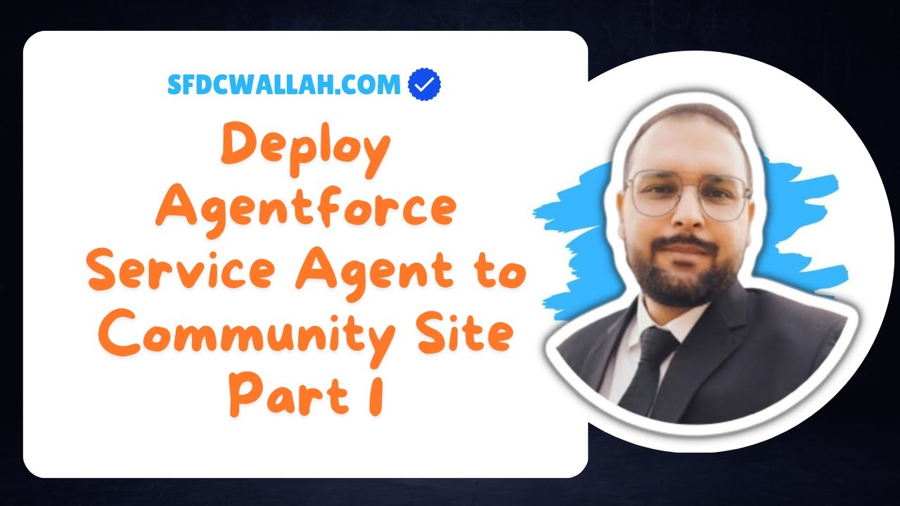 Deploy Agentforce Service Agent | Creating Invocable Method | Part 1 | - YouTube