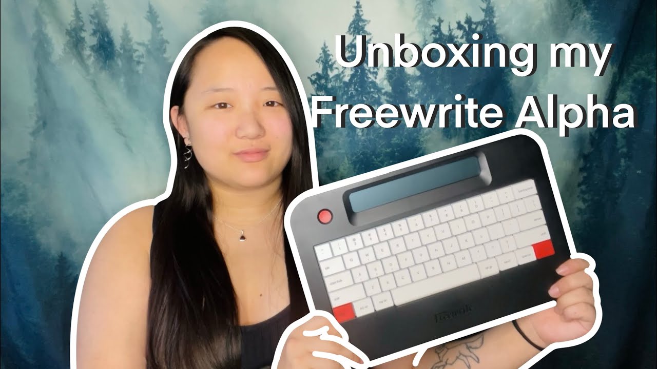 Unboxing my new Freewrite Alpha and Chatting about it - Emi Schaubeck - YouTube