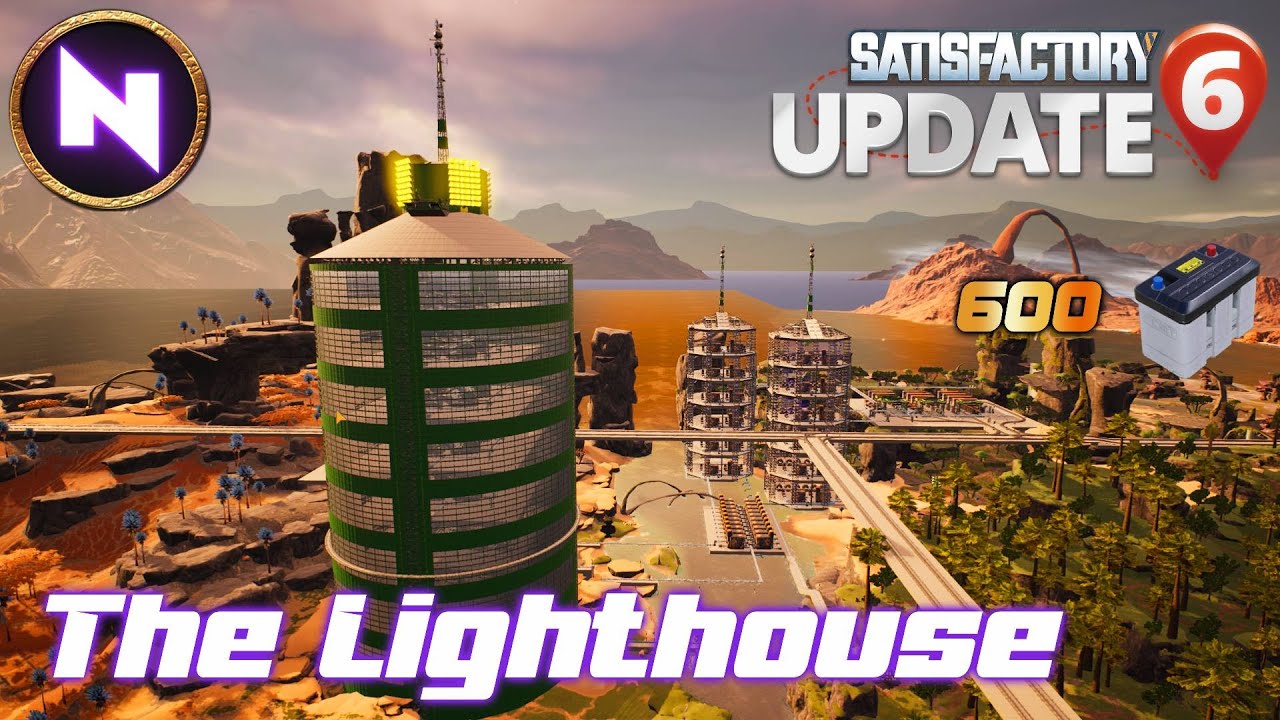 CIRCULAR MEGA TOWER: 600 Battery / min "Lighthouse" | 16 | Satisfactory ...