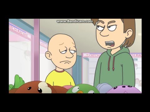 Caillou goes to Chuck E. Cheese's and gets grounded (remake) - YouTube