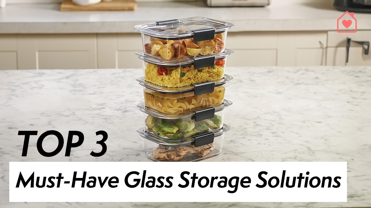 Top 3 Glass Food Storage Containers (Stack & Save!) - YouTube