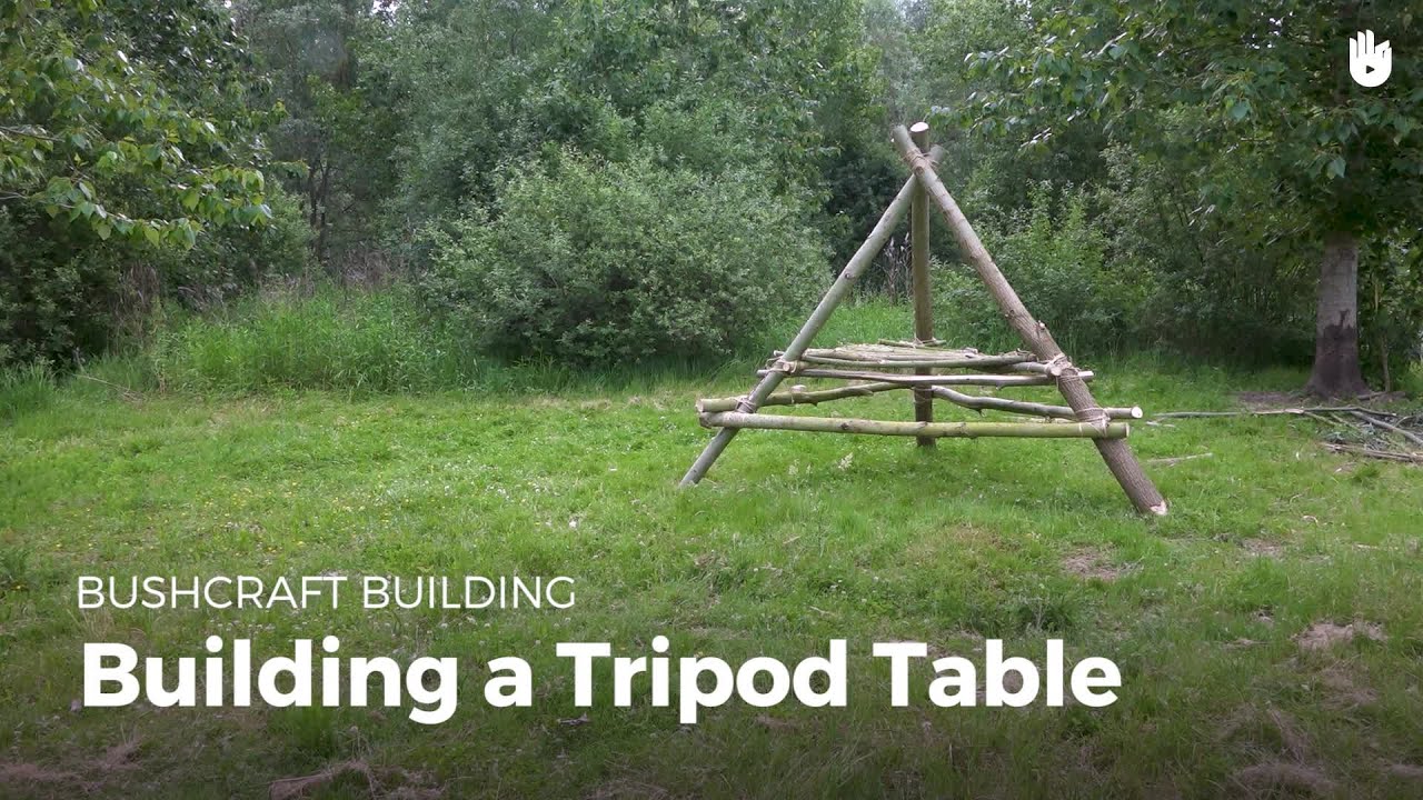 How to Build a Picnic Table | Bushcraft - YouTube
