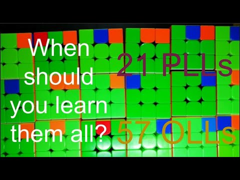 When should you learn full PLL/full OLL (CFOP) | speedcubing.org - YouTube