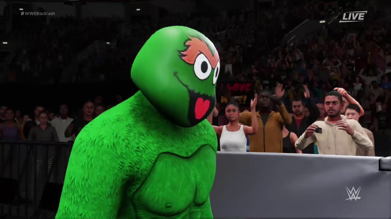 WWE 2K18 ELMO VS COOKIE MONSTER VS GROUCH PART 1 - YouTube