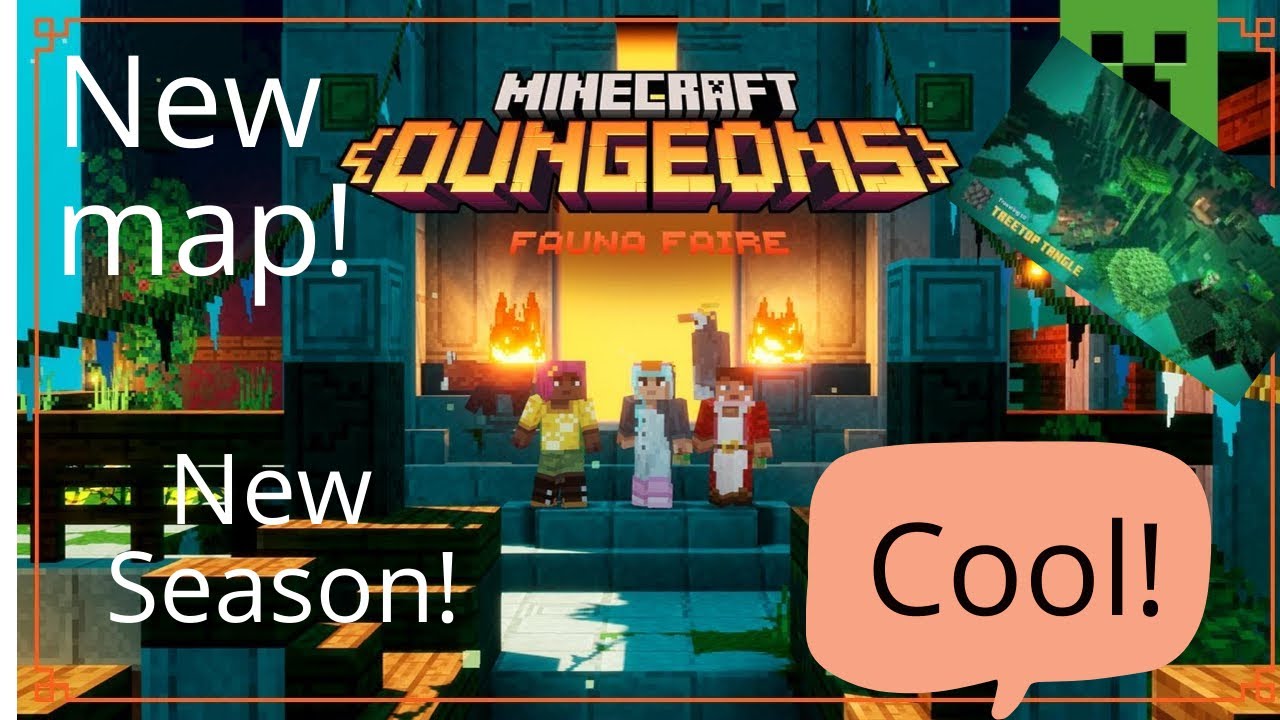 Minecraft dungeons new map!! - YouTube