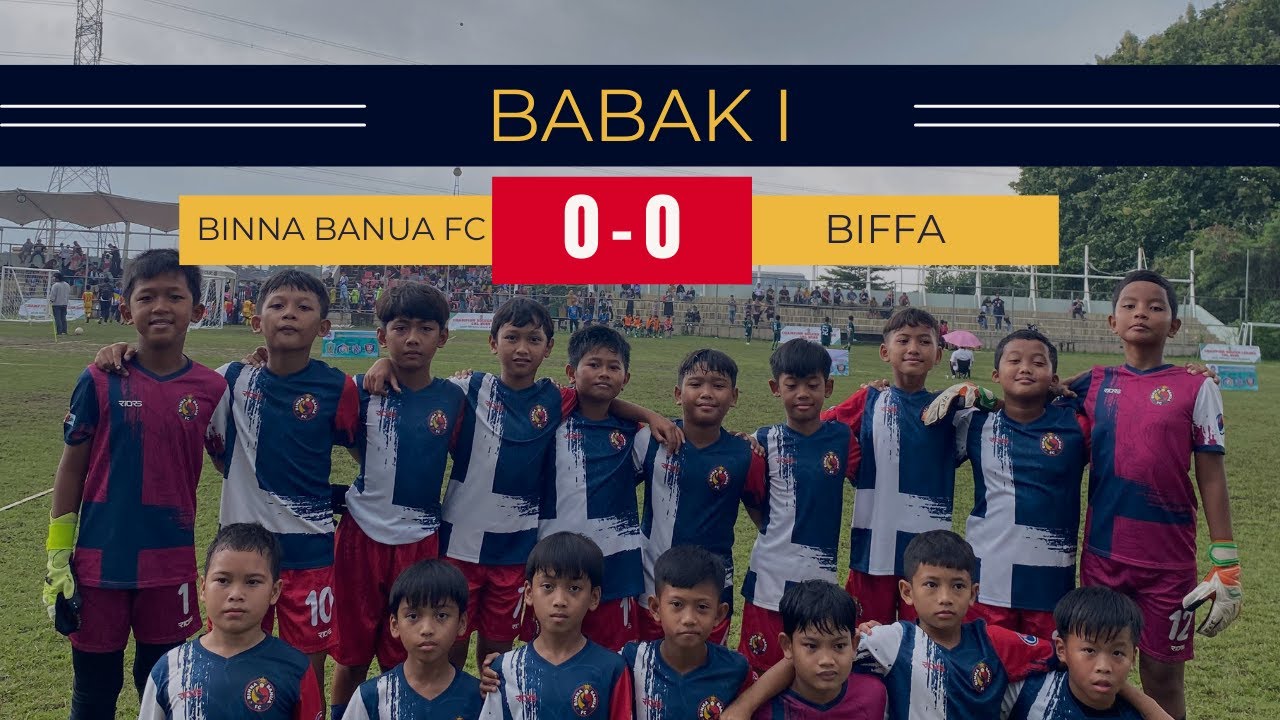 PERTANDINGAN CHAMPION SOCCER LEAGUE BINNA BANUA FC U11 VS BIFFA 0-0 ...