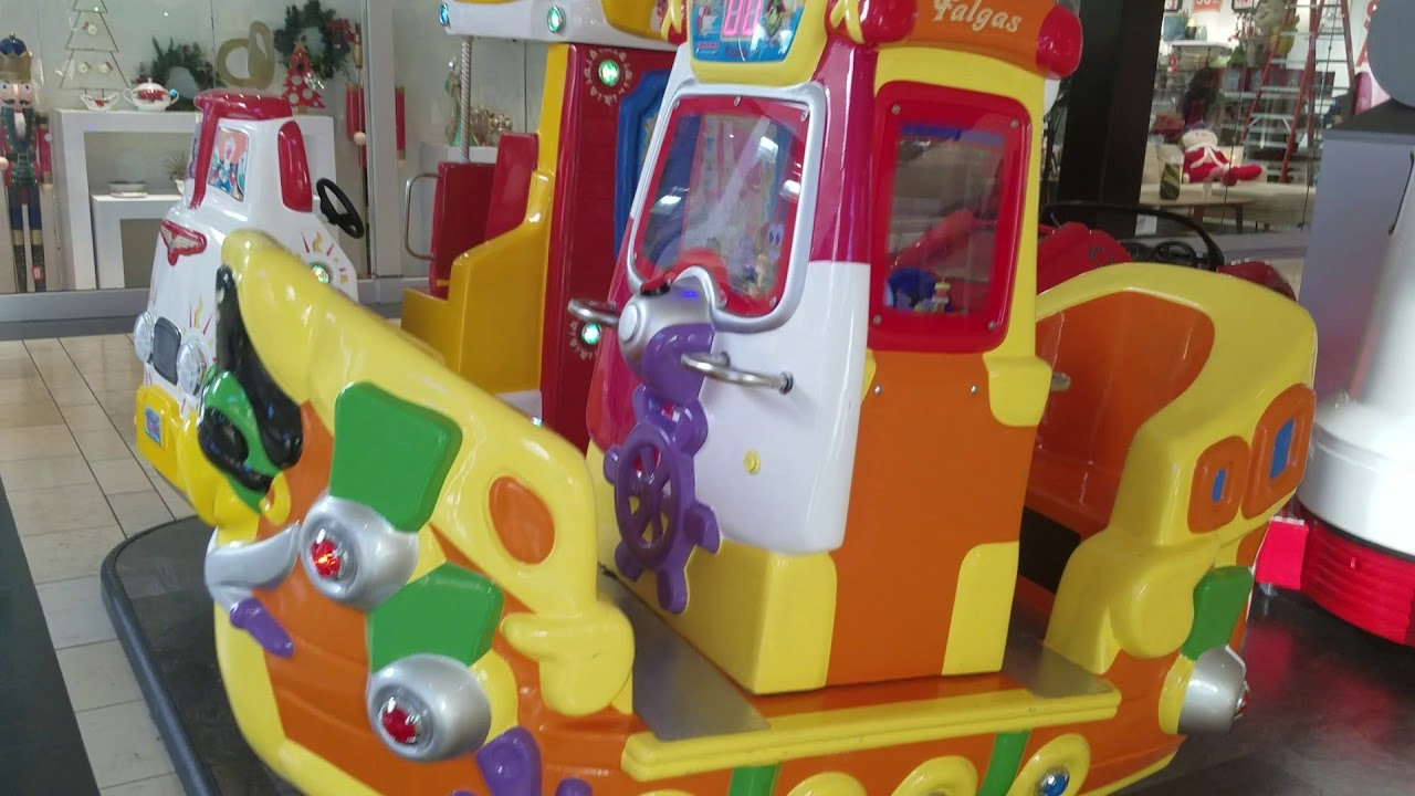 Falgas Pirate's Boat Kiddie Ride (Faulty) - YouTube