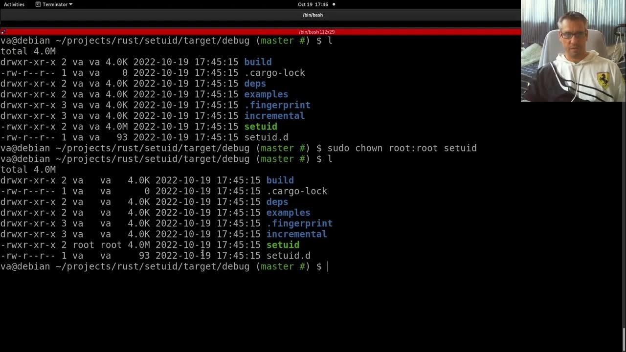 Linux: Creating a setuid program - YouTube