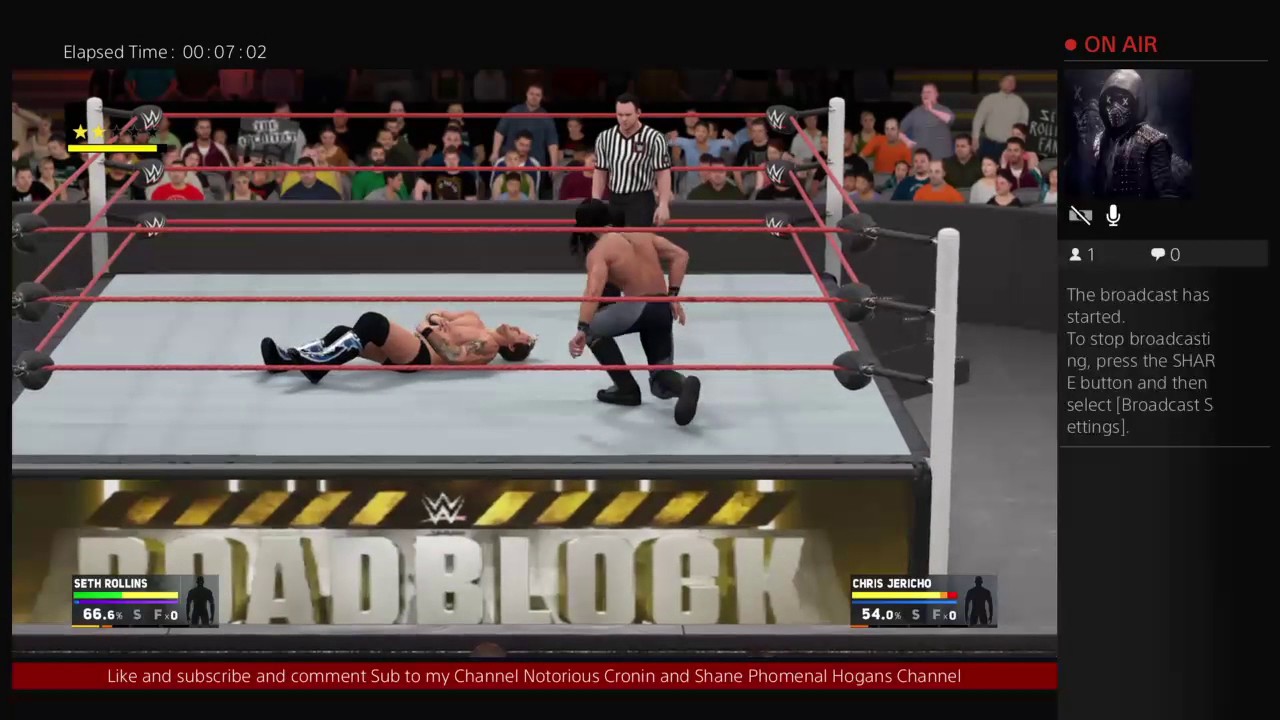 edwardcronin Wwe 2k17 Roadblock sim 2016 Seth Rollins Vs Jericho - YouTube