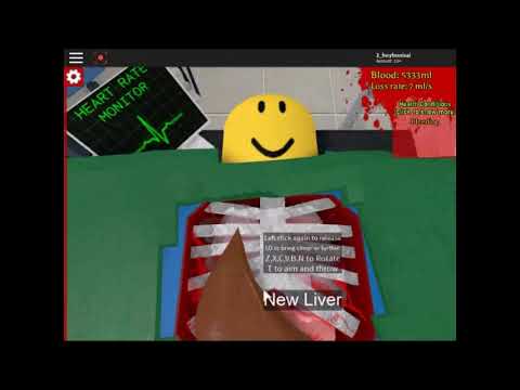 roblox surgery simulator - liver surgery 19 seconds - YouTube