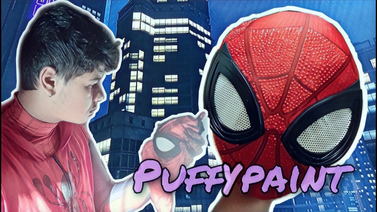 Como fazer PUFFY PAINT!!!! Cosplays do Spider-man - YouTube
