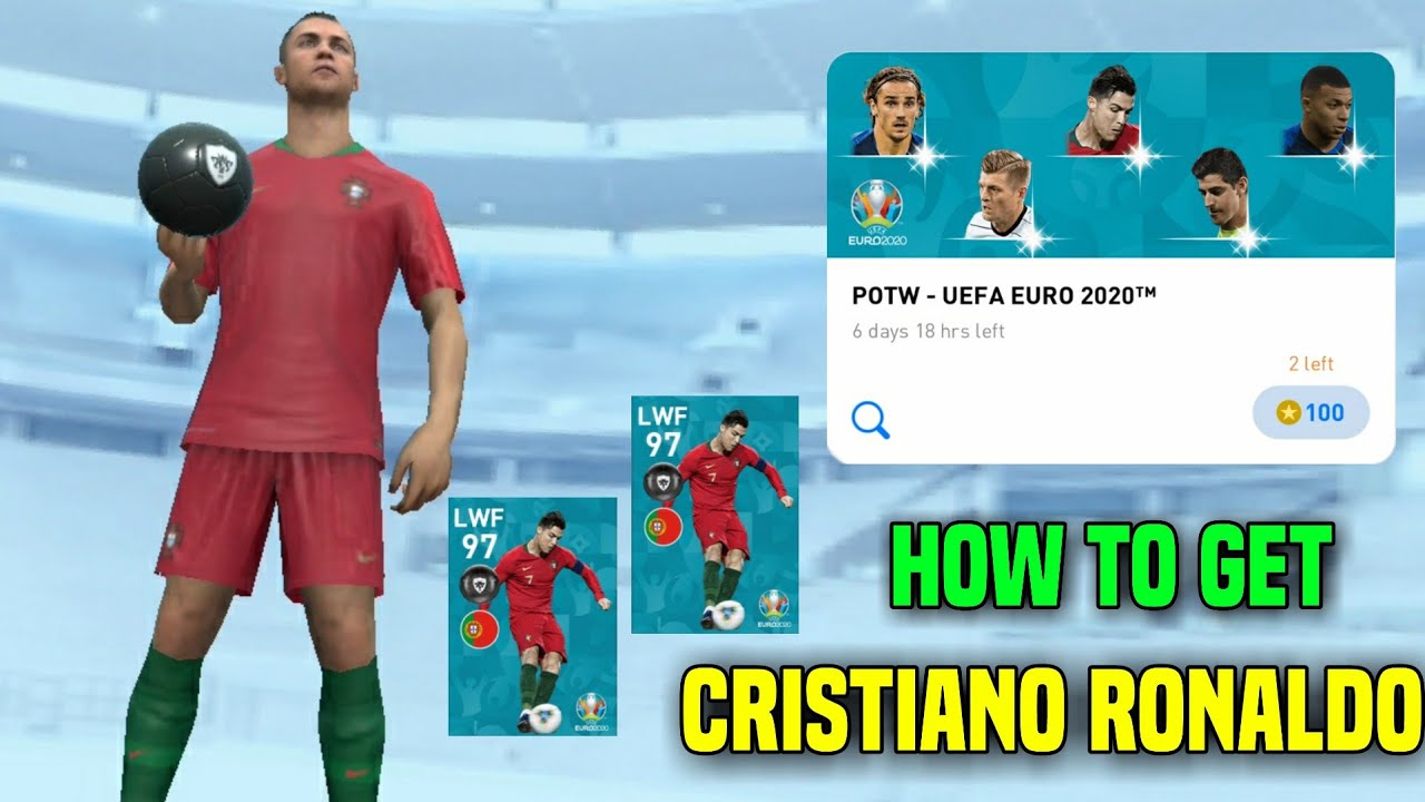 How To Get CRISTIANO RONALDO in POTW - UEFA EURO 2020™ || Pes 2020 ...