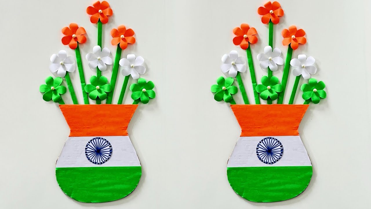Independence Day Craft || Tricolour craft ideas || Independence Day ...