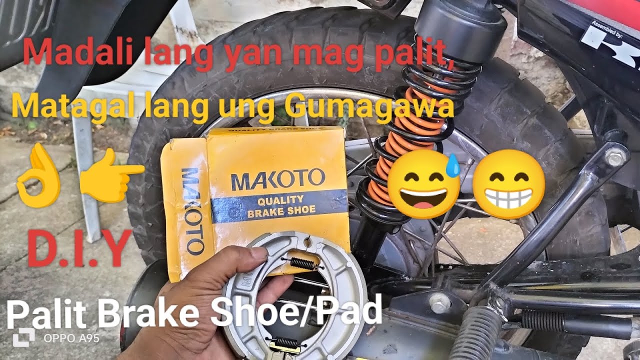 DIY Paano mag palit ng Brake Shoe/Pad sa Motor Kawasaki CT Bajaj - YouTube