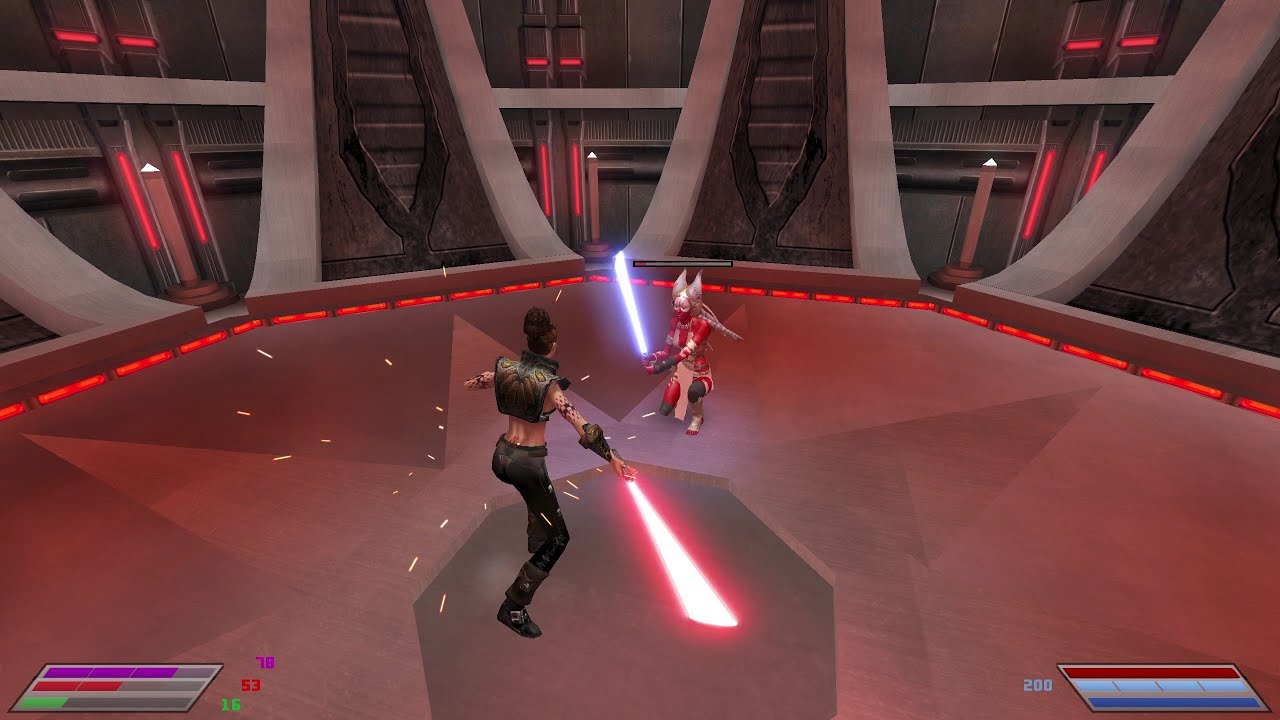 Movie Duels Tavion vs Shaak Ti - YouTube