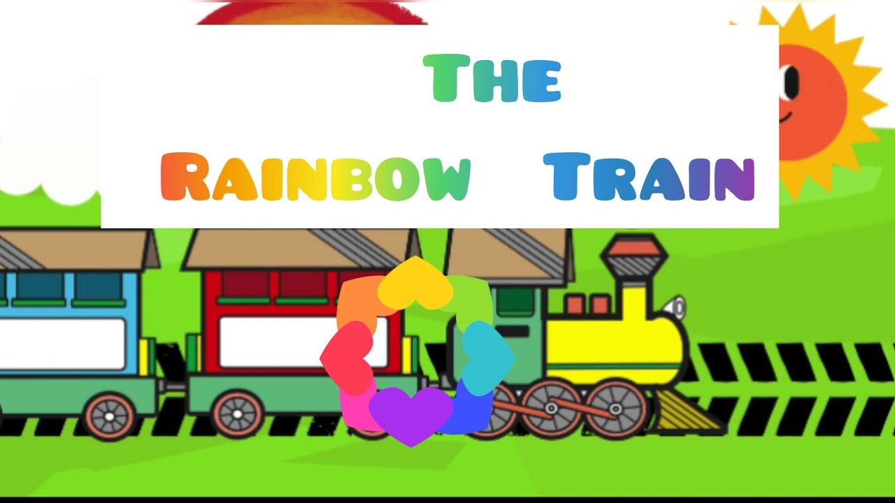 The Rainbow Train | Kids Poem in English | Nursery Rhyme | Bachon ki ...