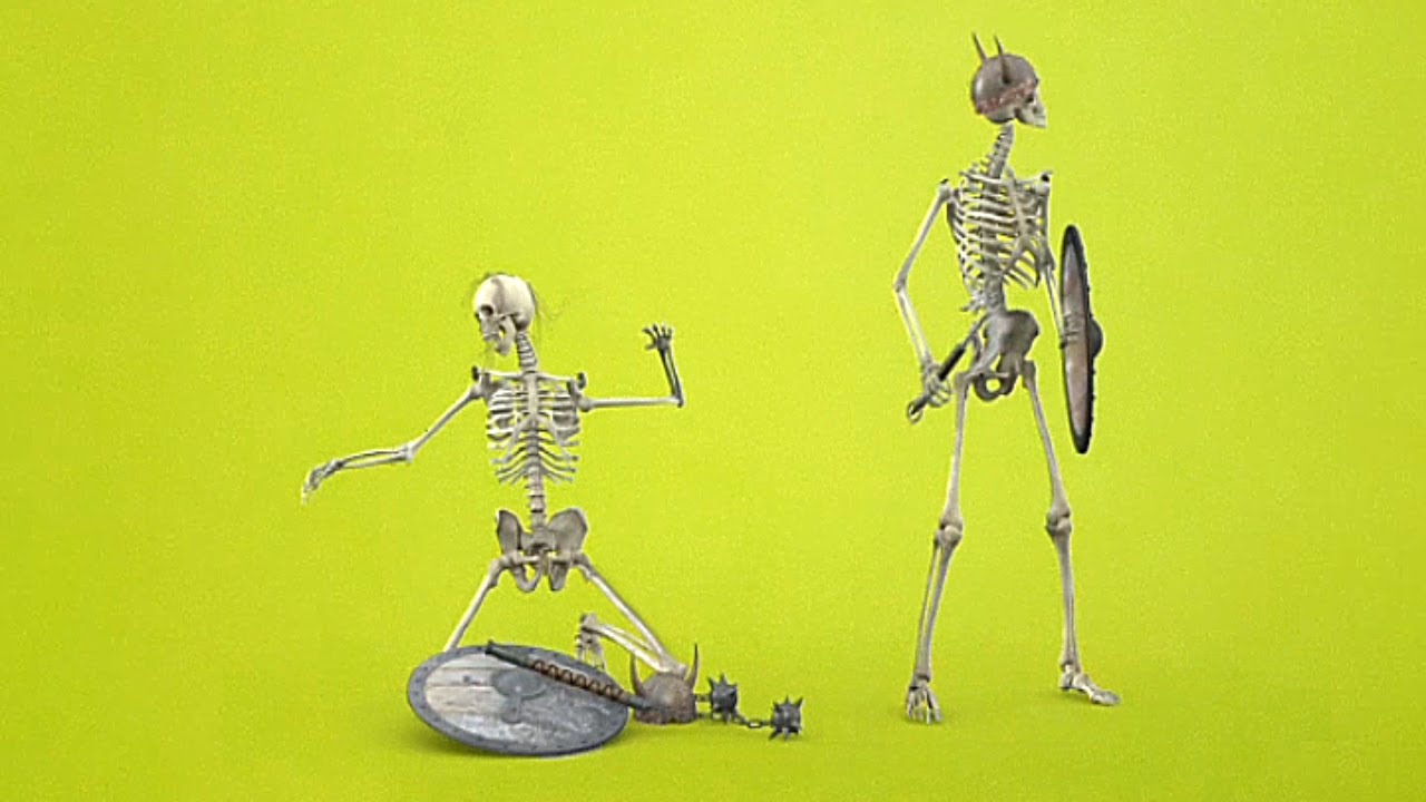 FxGuru skeleton warriors green screen - YouTube