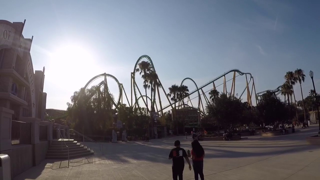 Los Angeles Six flags magic mountain parte 2 - YouTube