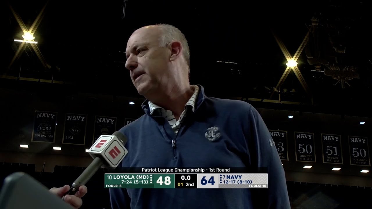 Navy Men's Basketball Interview: Ed DeChellis, Austin Benigni vs ...