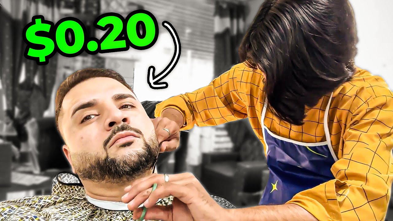 $1 Haircut in Pakistan Streets I Vlog 3 - YouTube