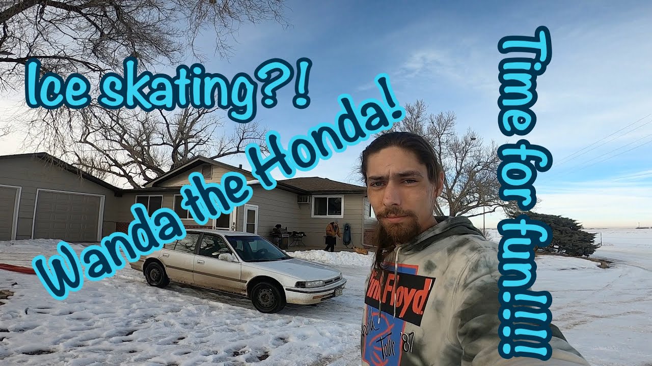 Mikey Takes Wanda To Grandpas on an Icey Day, Slides Around And Almost ...