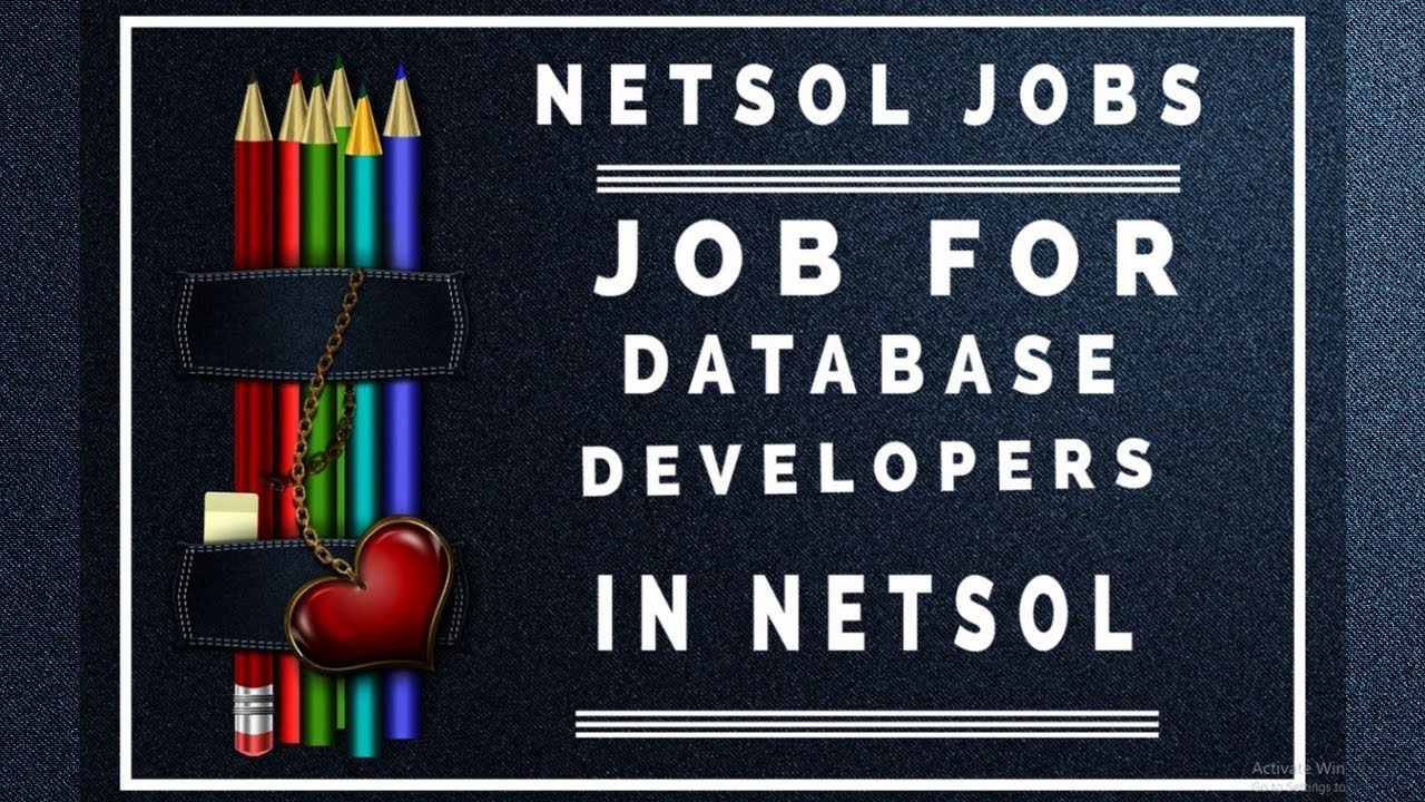 Database Developers jobs in NetSol | Jobs in pakistan | Click On Job ...