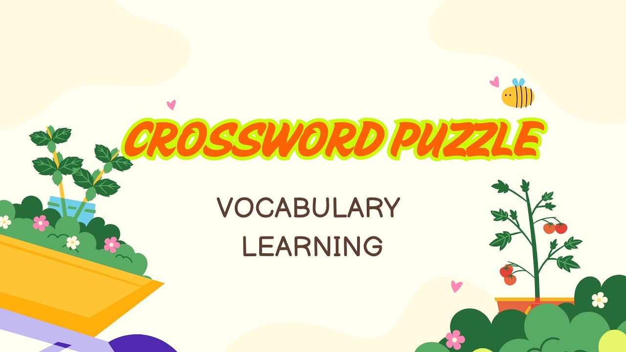 CROSSWORD PUZZLE - VOCABULARY - INTERMEDIATE LEVEL - YouTube
