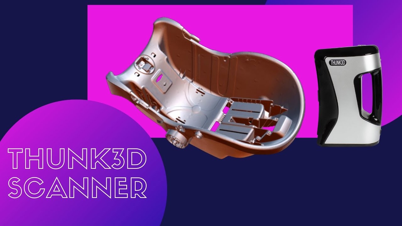 Thunk3D Scanner Scanning Baby Basket with Fisher S - YouTube