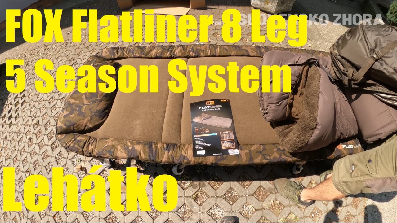 Ako si správne vybrať rybárske lehátko? Lehátko FOX Flatliner 8 Leg - 5 ...
