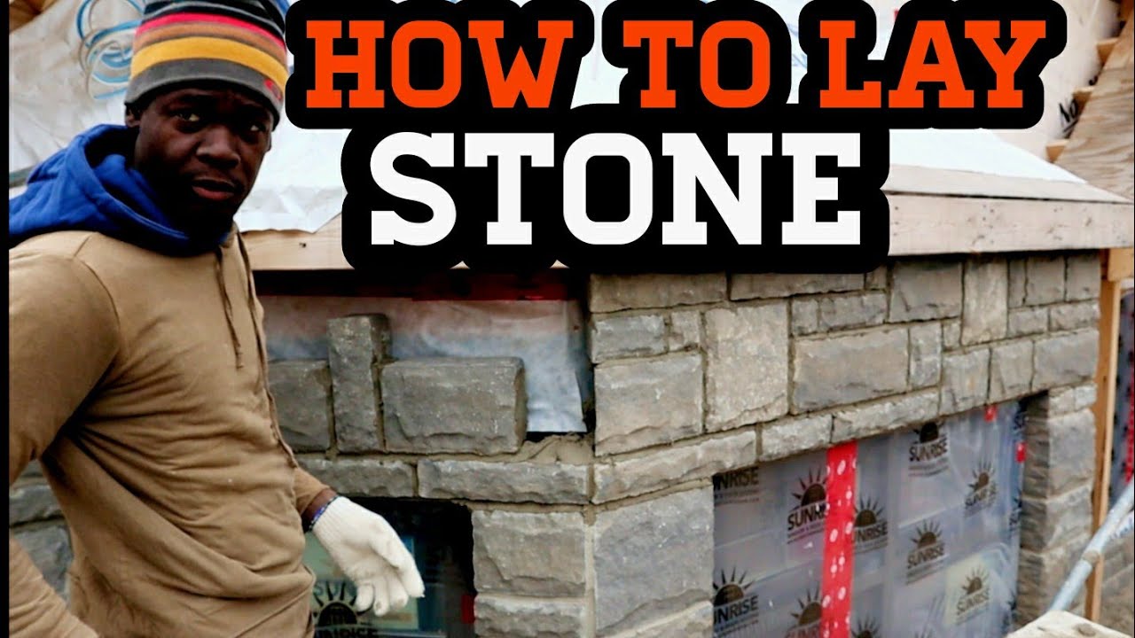 how to lay stone wallwhat you need to know/pro tips - YouTube