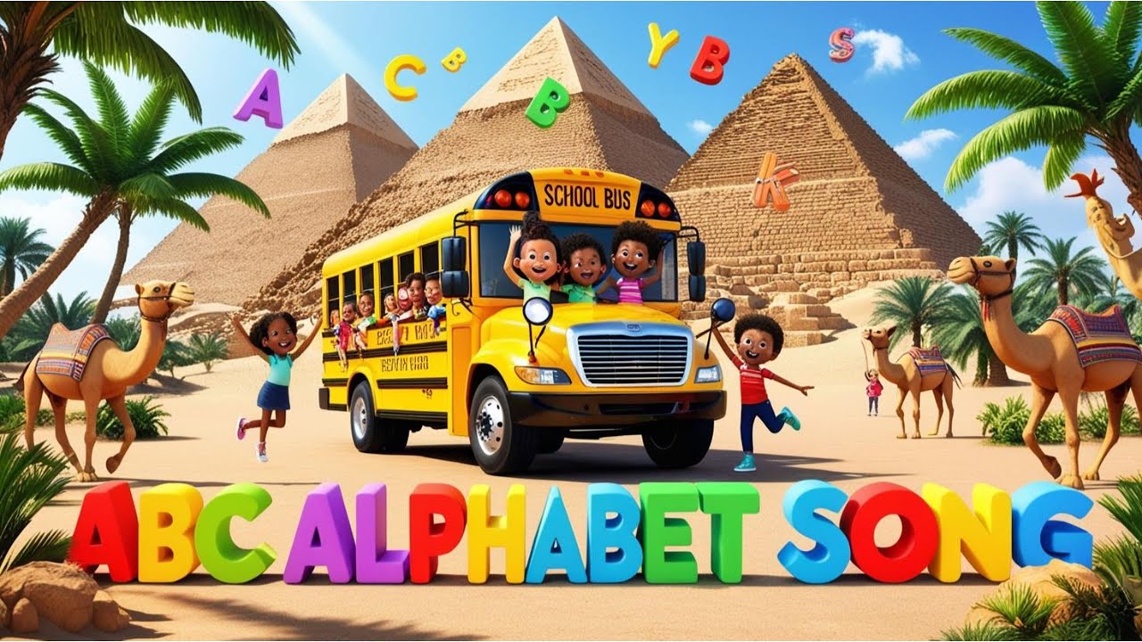 ABC Alphabet Song – Ride to the Pyramids | Learn Letters with the ...