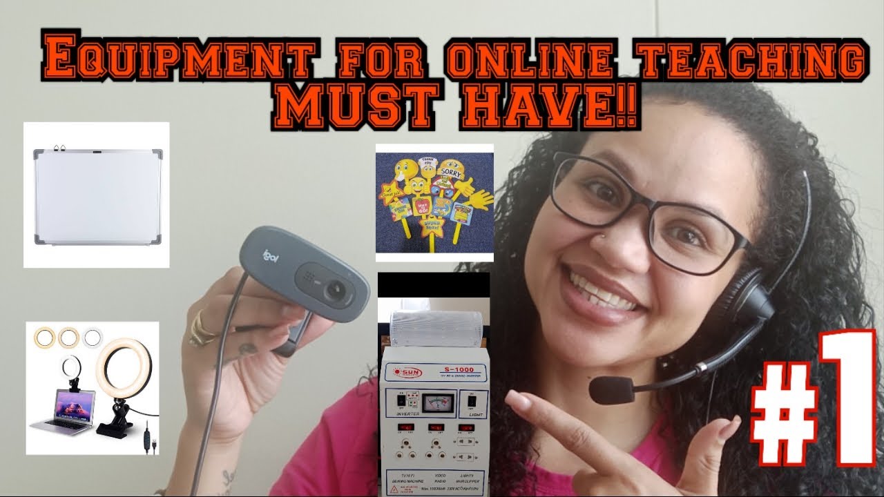 Basic Equipment NEEDED for Online teaching|MUST HAVE - YouTube