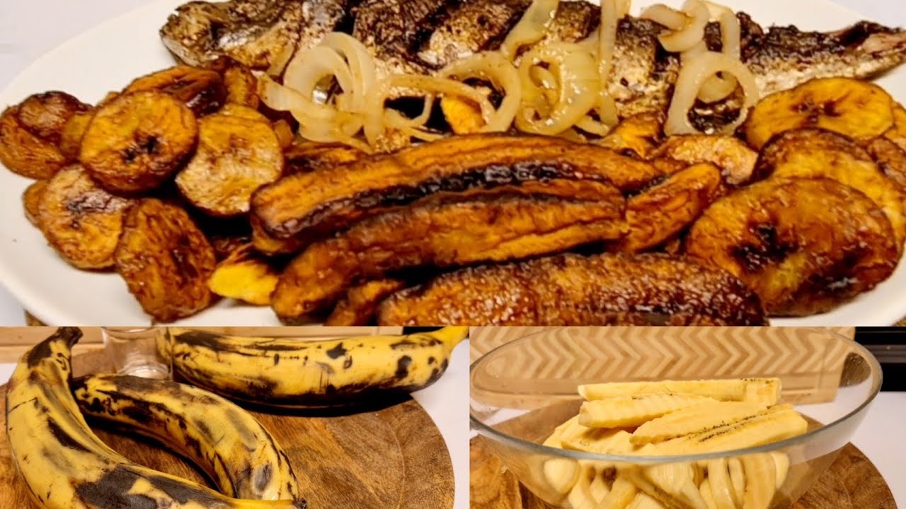 Comment Avoir Des Bananes Plantains Frit Et Moelleuses Après Quelques ...