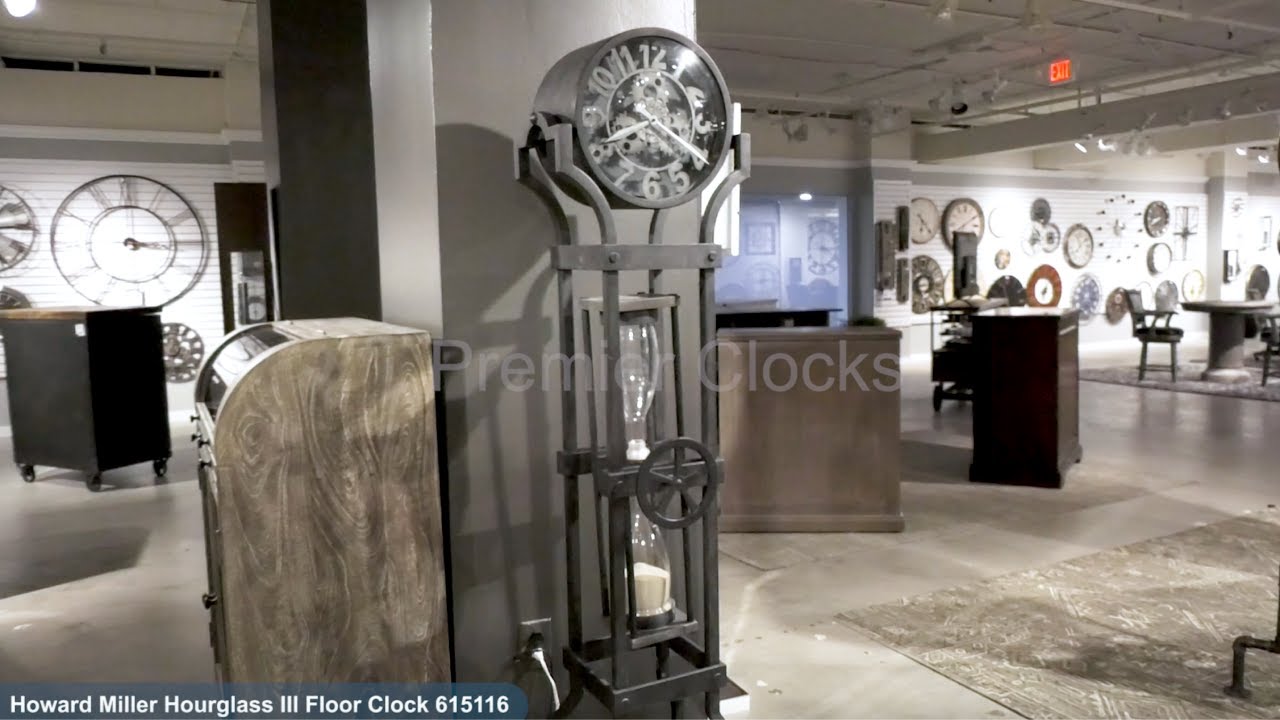 Floor Clock with the Ancient Design of an Hourglass at Premier Clocks ...