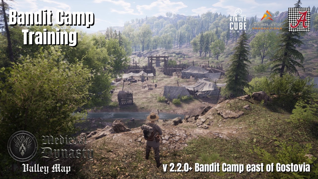 Let's Play - Medieval Dynasty - Big Bandit Camp Raid! - YouTube