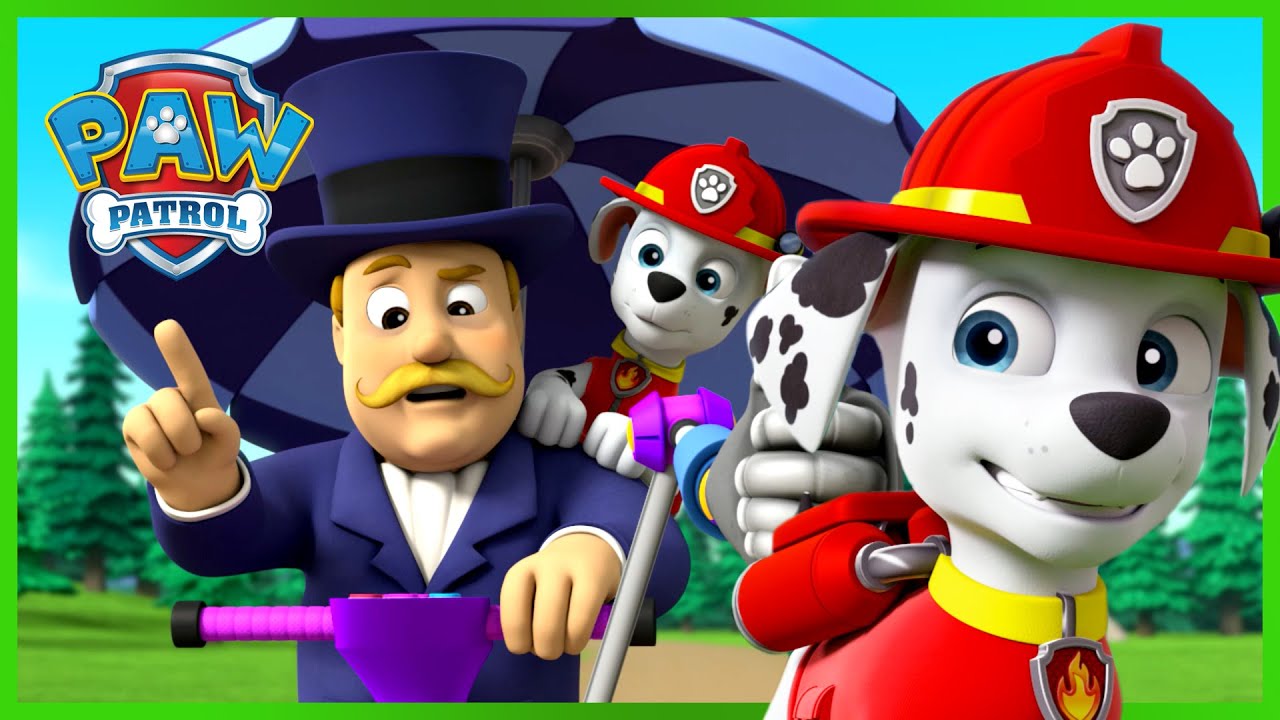 Marshall Saves the Postman 📬+ More Cartoons for Kids | PAW Patrol ...