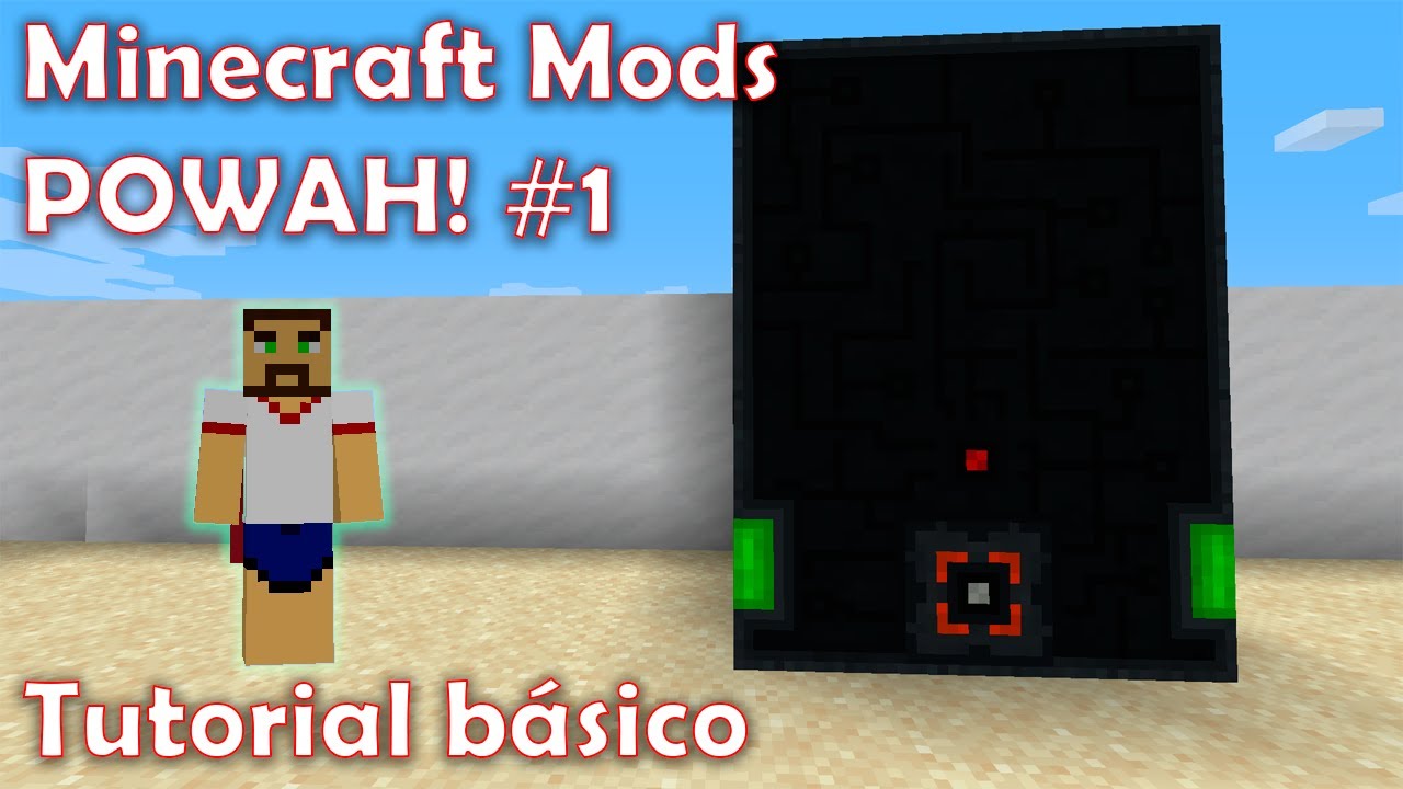 Minecraft Mods - Powah! #1 - Tutorial Básico | Basics - YouTube