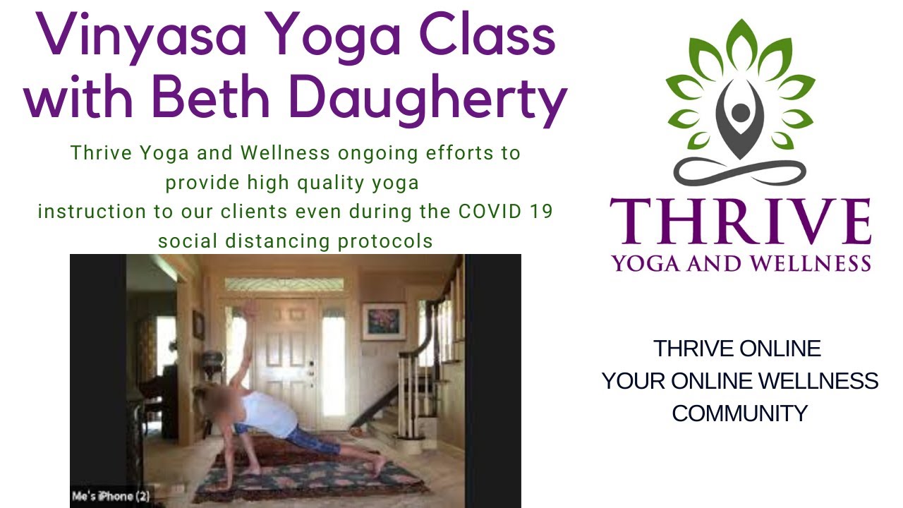 Vinyasa Yoga Class with Beth Daugherty 4/8/2020 - YouTube