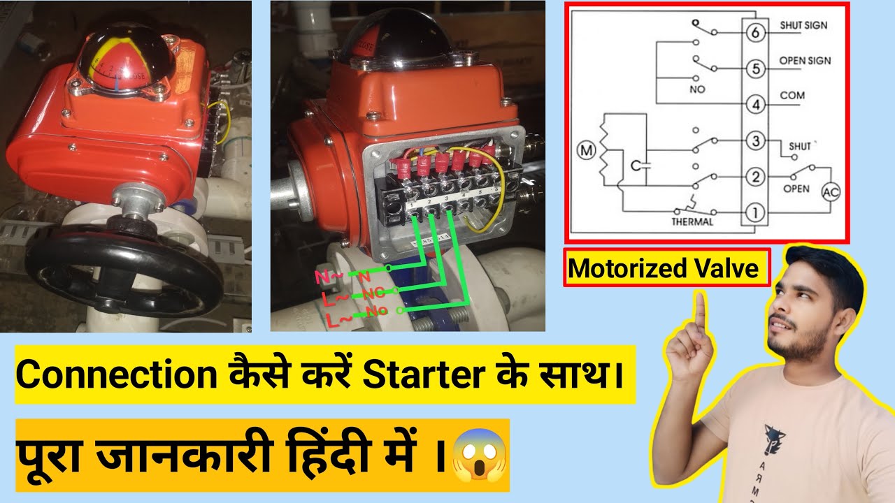motorized valve wiring diagram | motorized valve connection | motorized ...