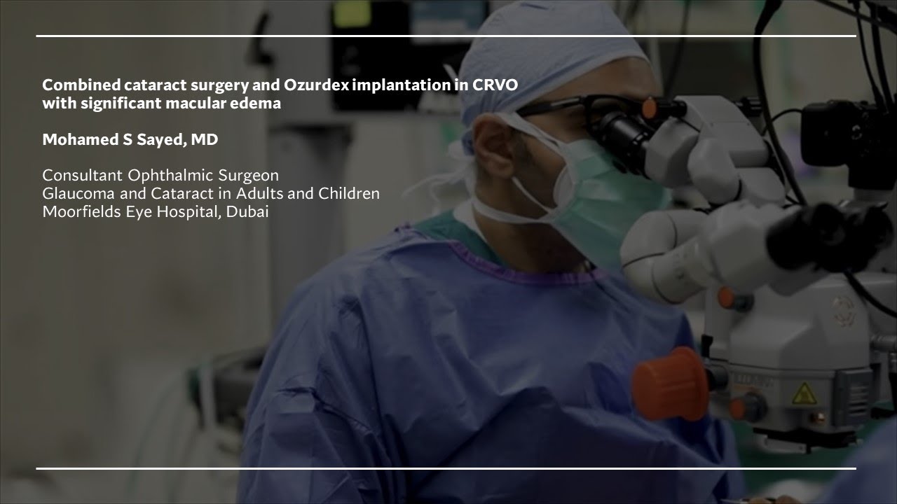 Combined cataract surgery and Ozurdex implantation in CRVO with ...