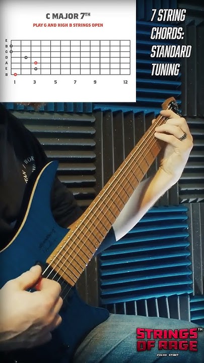 7 String Chords Part2: C Maj 7 - YouTube