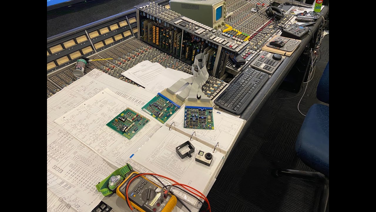 SSL6000 Centre Section 82E23 card repair - YouTube