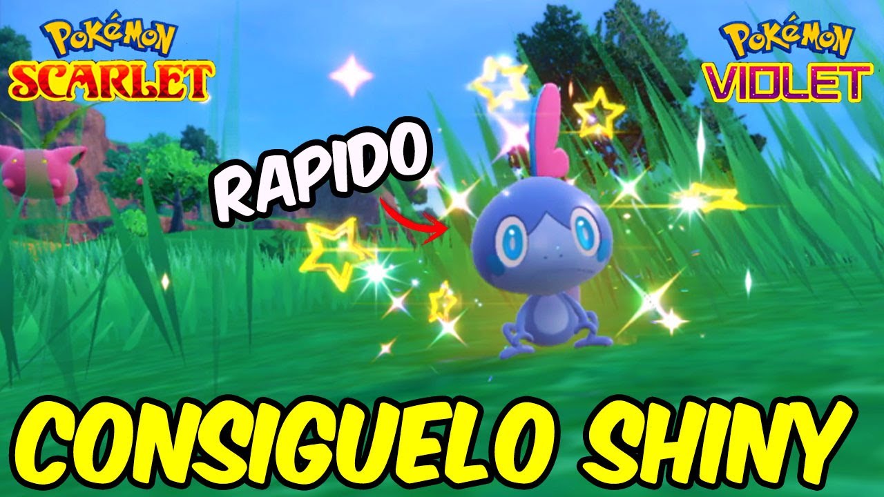 CONSIGUE a SOBBLE SHINY SUPER RAPIDO de ESTA FORMA en POKEMON ESCARLATA ...