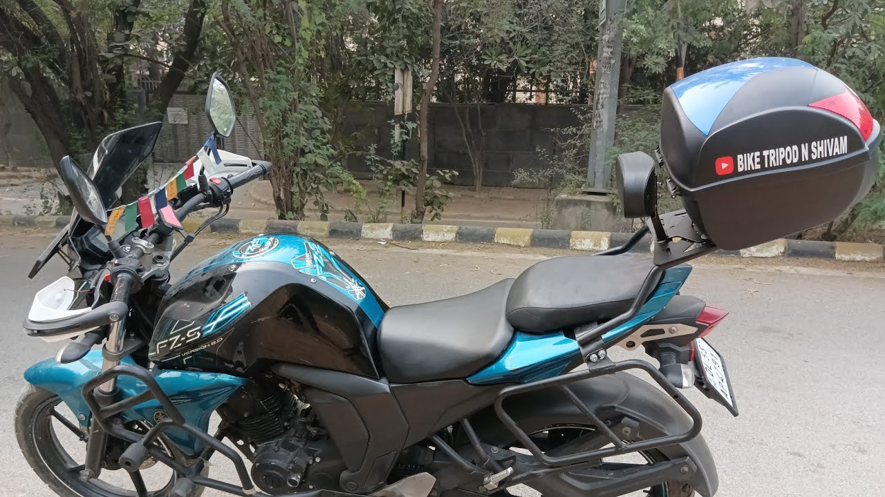 All About my FZ v2 touring setup bike || central locking in Fz || PPF ...