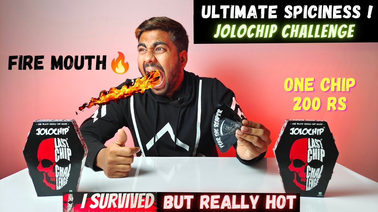 Extremely hot 🔥🌡chip | Jolochip challenge | last chip challenge - YouTube