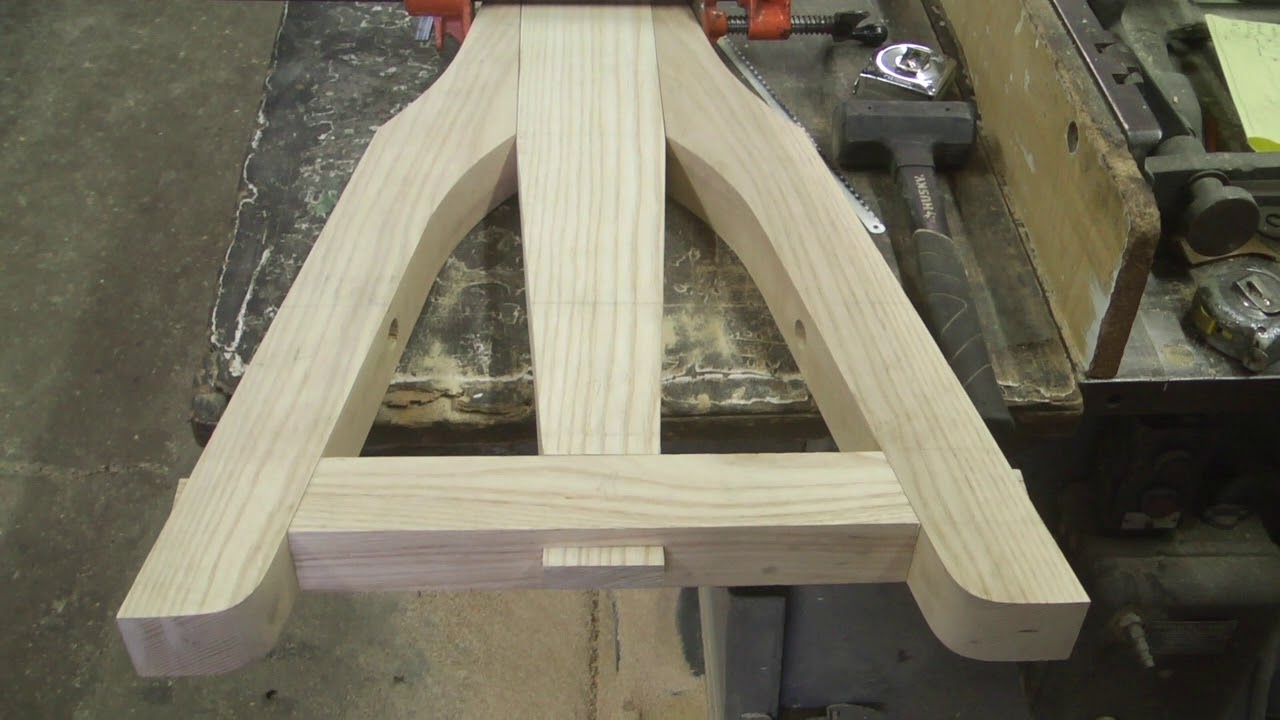 Complicated Angled Mortise & Tenon Joints for a Wagon Tongue - YouTube